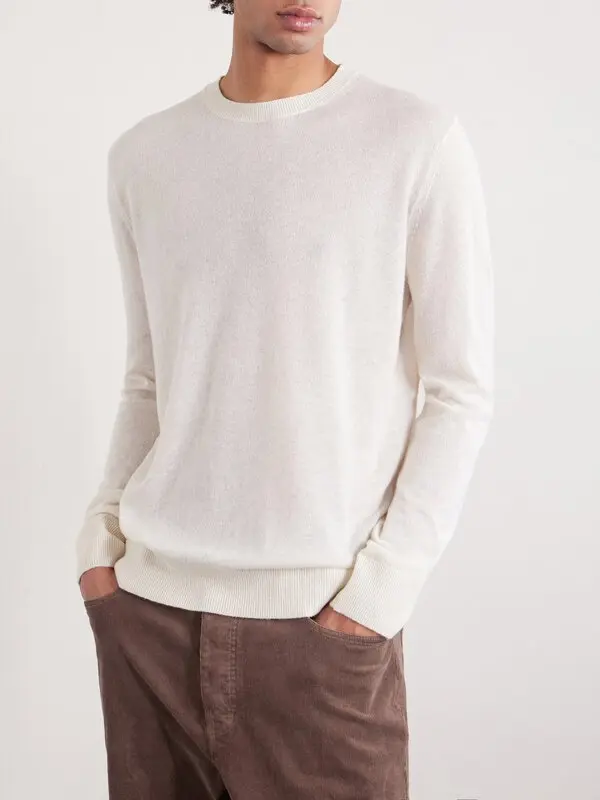 PIACENZA CASHMERE 1733 Mulberry Silk And Cashmere-blend Sweater