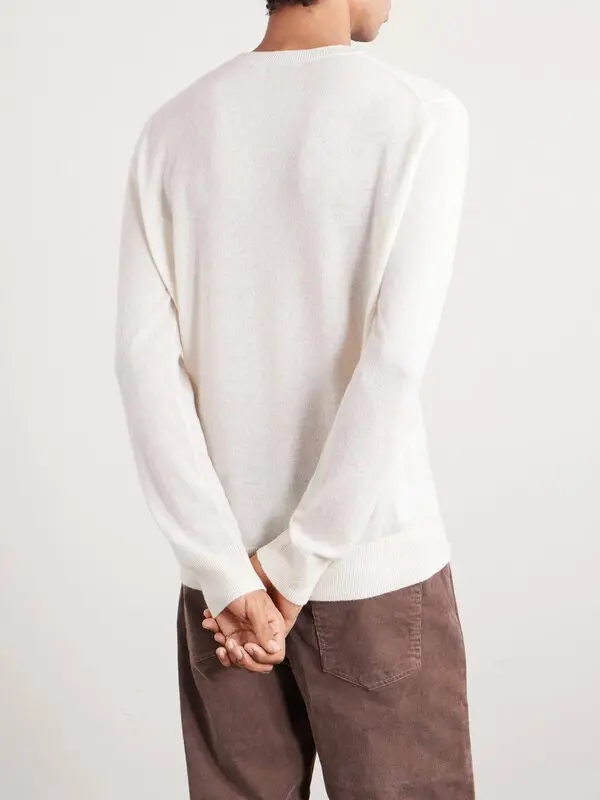 PIACENZA CASHMERE 1733 Mulberry Silk And Cashmere-blend Sweater