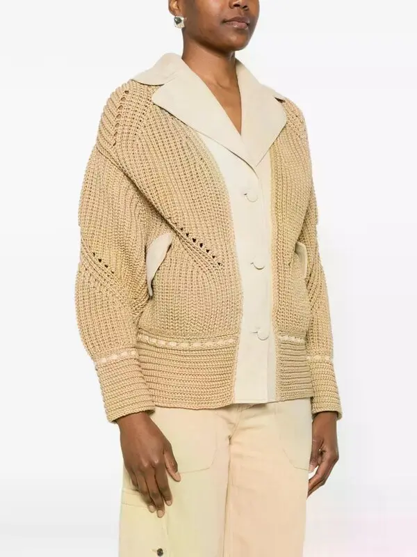 Ermanno Scervino Buttoned Crochet Cardigan