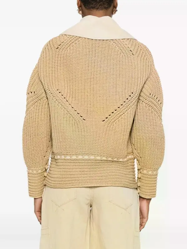 Ermanno Scervino Buttoned Crochet Cardigan
