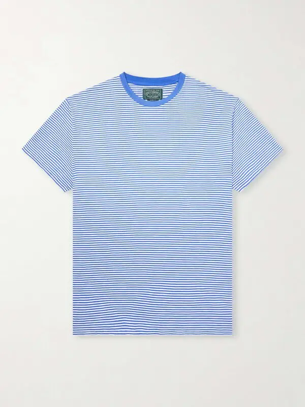 Polo Ralph Lauren Striped Cotton T-shirt - Blue