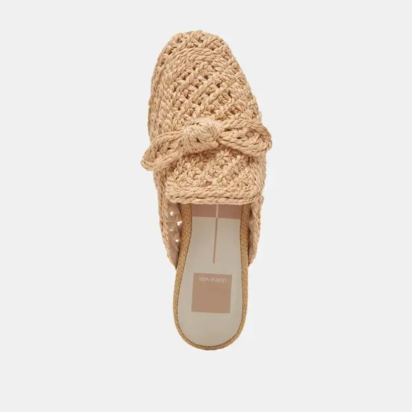 DOLCEVITA Sabor Raffia Flats