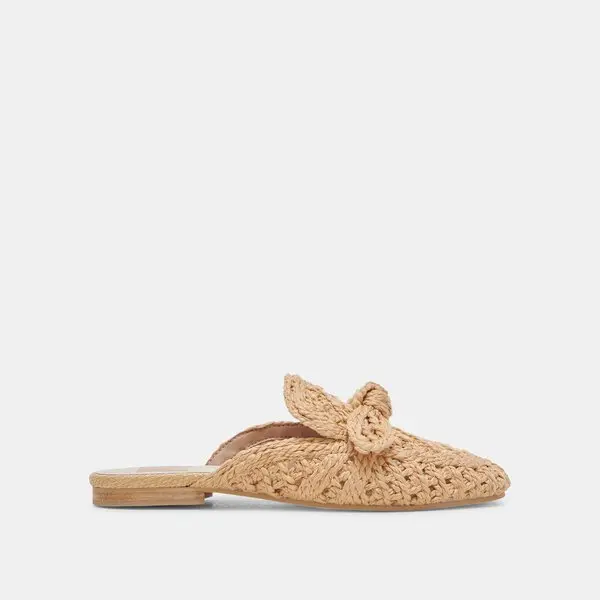 DOLCEVITA Sabor Raffia Flats