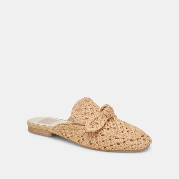 DOLCEVITA Sabor Raffia Flats