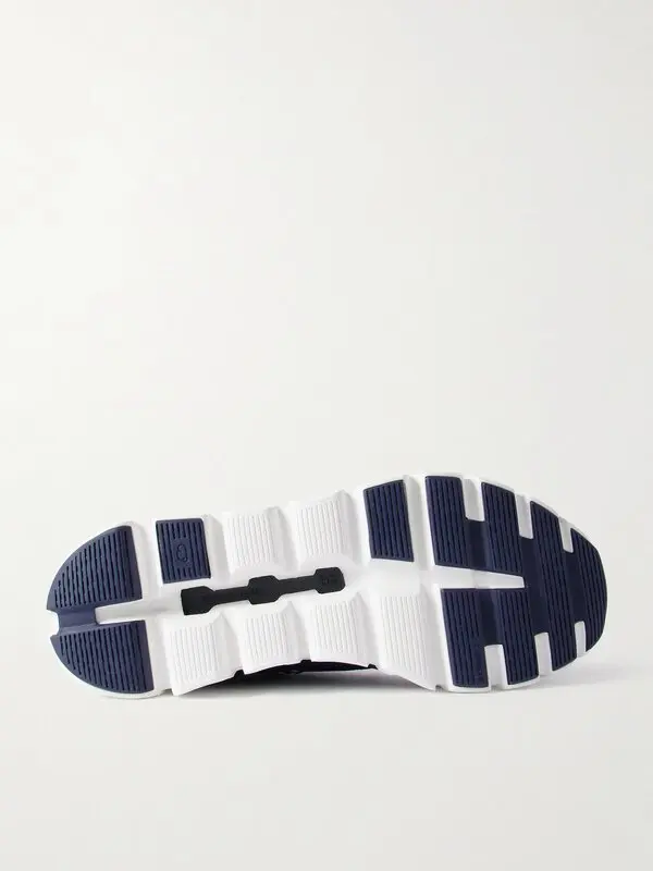 On Cloud 6 Rubber-trimmed Mesh Slip- Sneakers - Blue