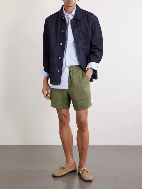 Polo Ralph Lauren Straight-leg Linen Drawstring Shorts