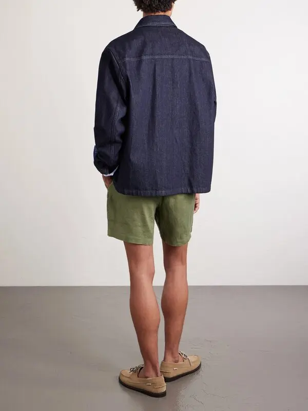 Polo Ralph Lauren Straight-leg Linen Drawstring Shorts