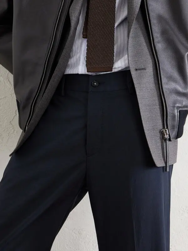 Massimo Alba Mauko Straight-leg Cotton Trousers