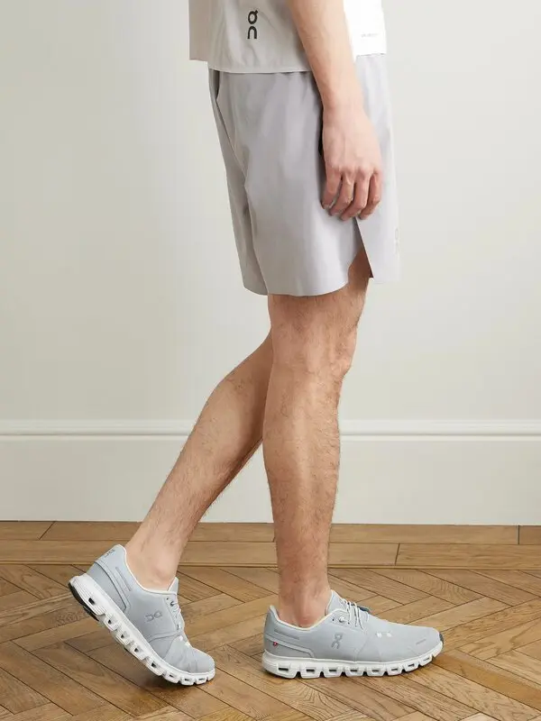 On Cloud 6 Rubber-trimmed Sneakers - Gray