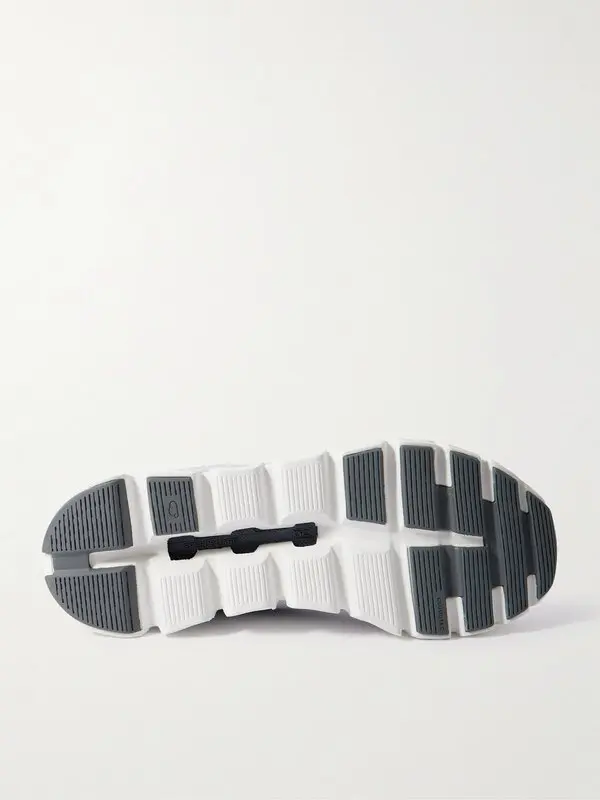 On Cloud 6 Rubber-trimmed Sneakers - Gray
