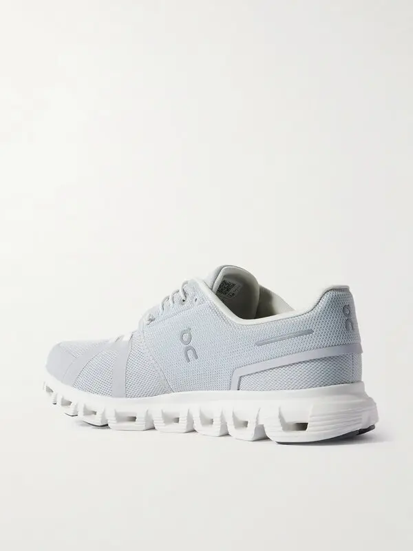 On Cloud 6 Rubber-trimmed Sneakers - Gray