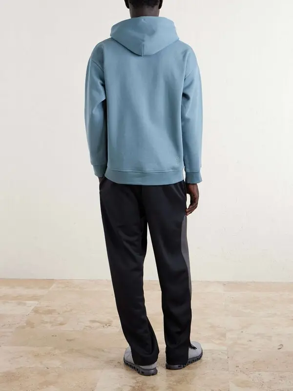 On Hooded Cotton-blend Jersey Pullover
