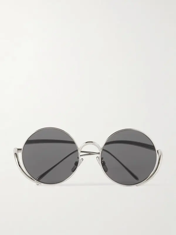 Loewe Round Frame Sunglasses - Silver