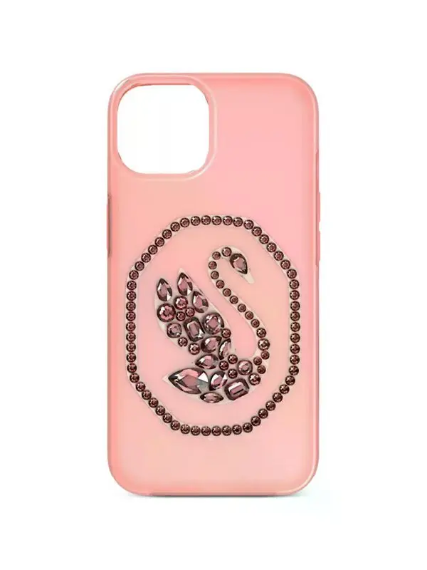SWAROVSKI Swan-embellished Phone Case 13 - Pink