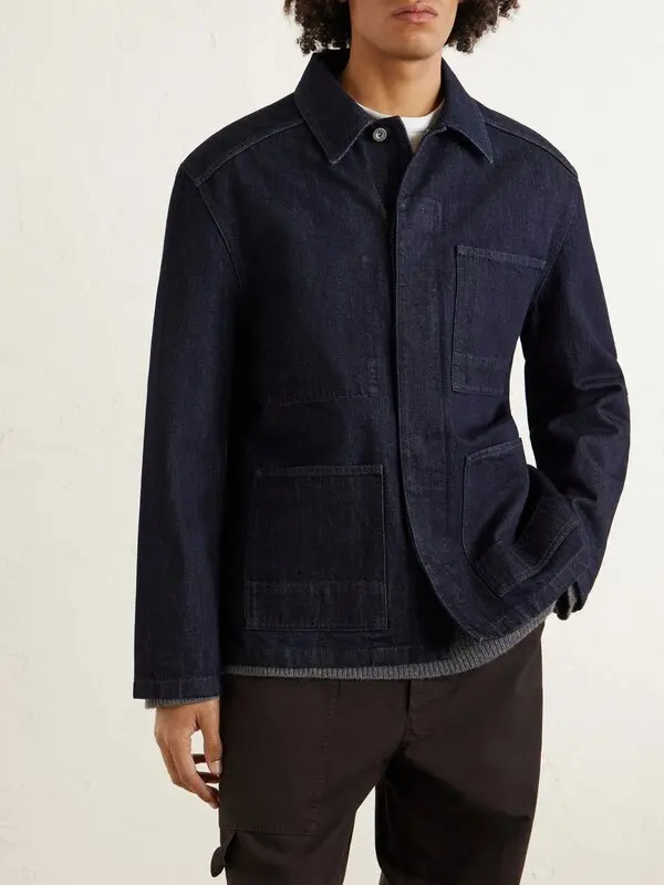 JIL SANDER Denim Blouson Jacket