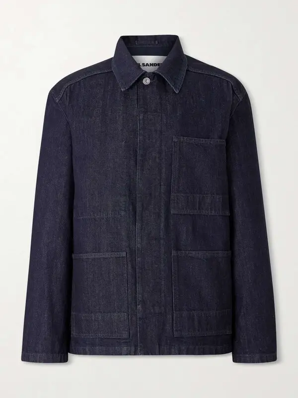 JIL SANDER Denim Blouson Jacket