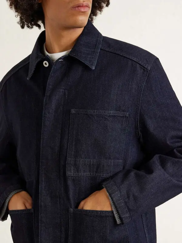 JIL SANDER Denim Blouson Jacket