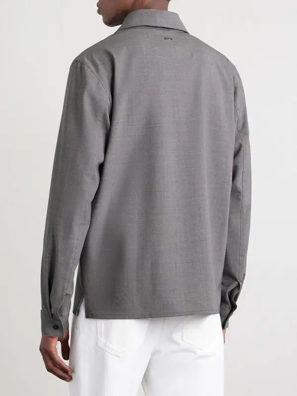 Herno Wool-blend Overshirt