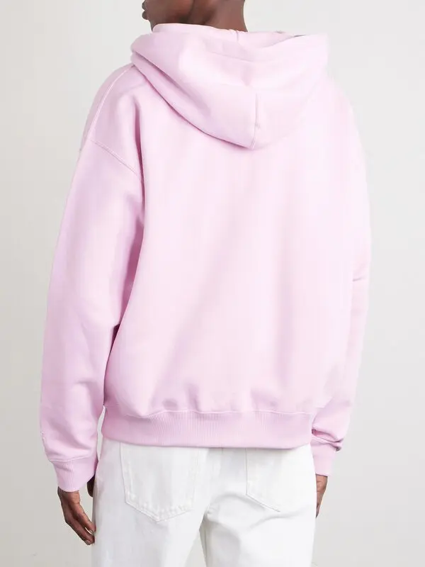 JIL SANDER Cotton-jersey Zip-up Hoodie