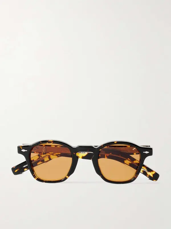 JACQUES MARIE MAGE Zephirin D-frame Acetate Sunglasses - Tortoiseshell