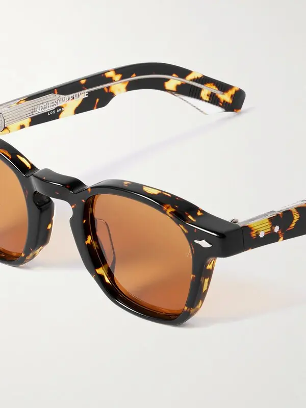 JACQUES MARIE MAGE Zephirin D-frame Sunglasses - Tortoiseshell