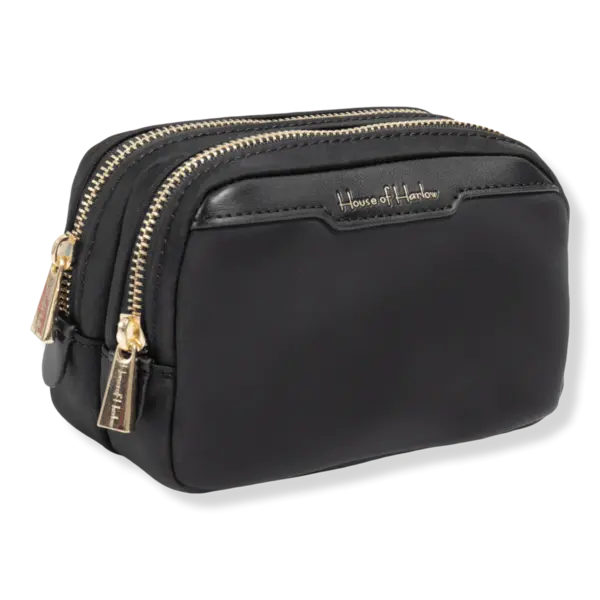 House Of Harlow 1960 Twill Nylon Tech Accessory Pouch - Black