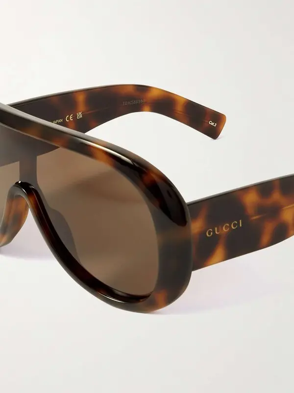 Gucci Aviator-style Acetate Sunglasses
