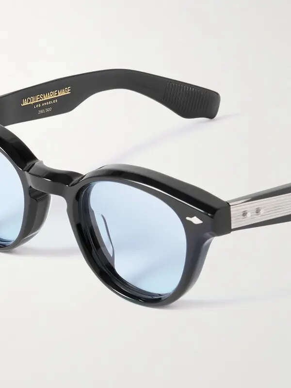 JACQUES MARIE MAGE Clemens Round-frame Sunglasses