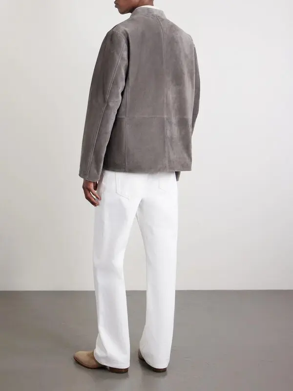 Dunhill Suede Jacket - Gray