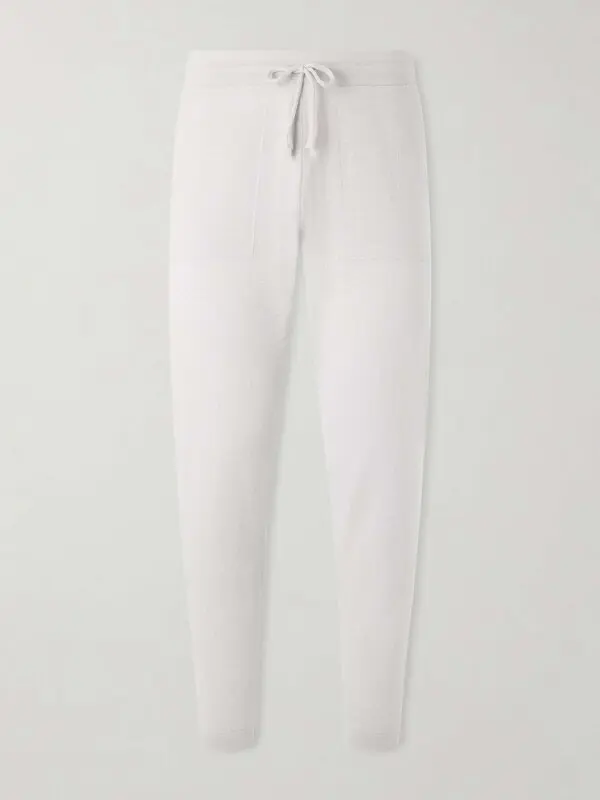 Eleventy Tapered Cashmere Sweatpants - Gray