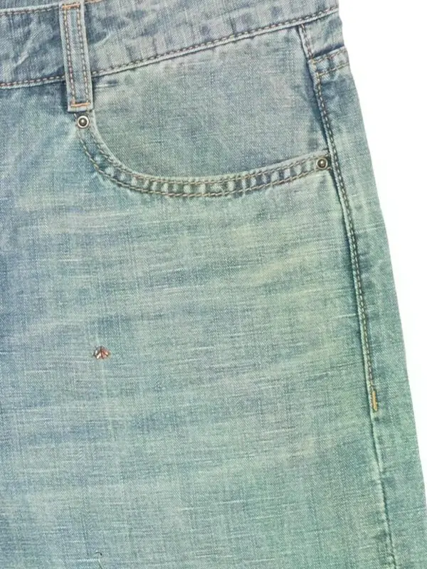 JNBY Pin-embellished Wide-leg Jeans - Blue