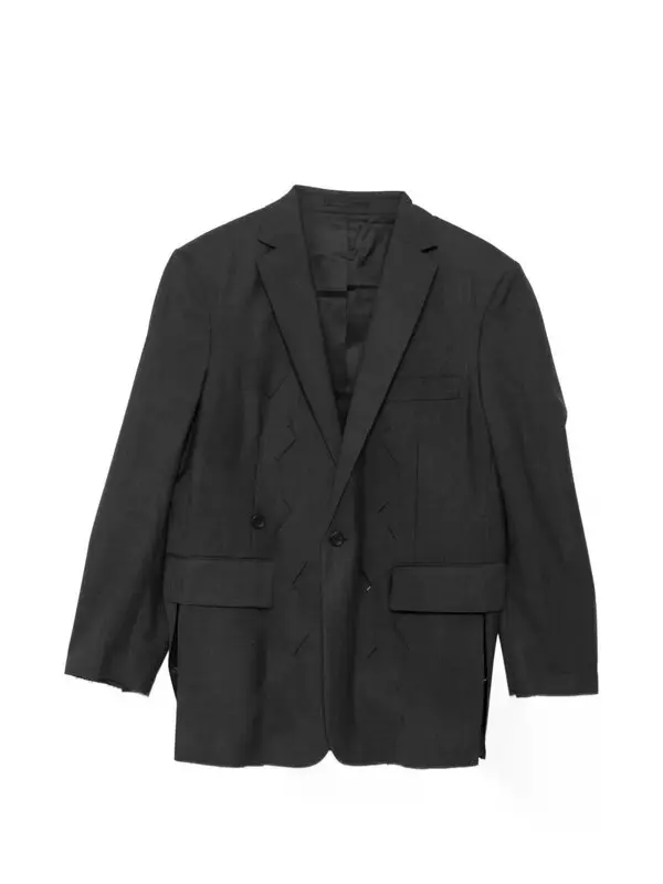 CROQUIS Single-breasted Blazer - Grey