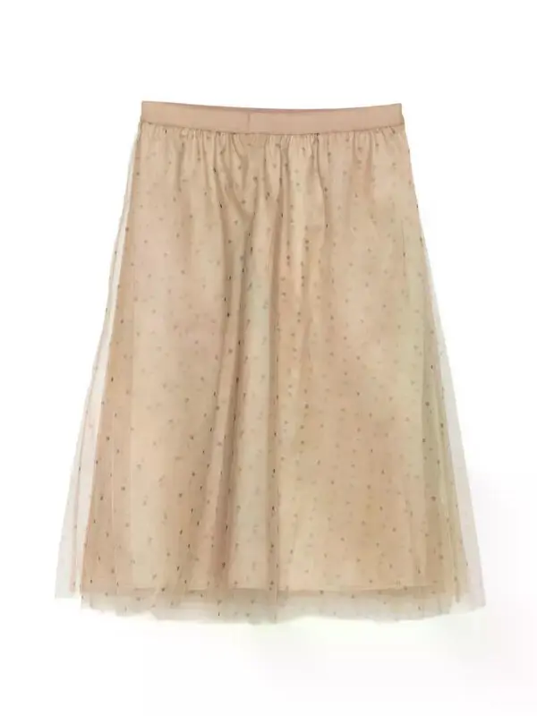 JNBY Polka-dot Midi Skirt - Neutrals