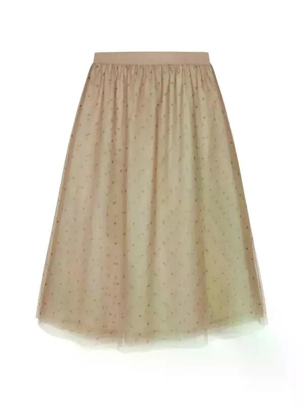 JNBY Polka-dot Midi Skirt - Neutrals