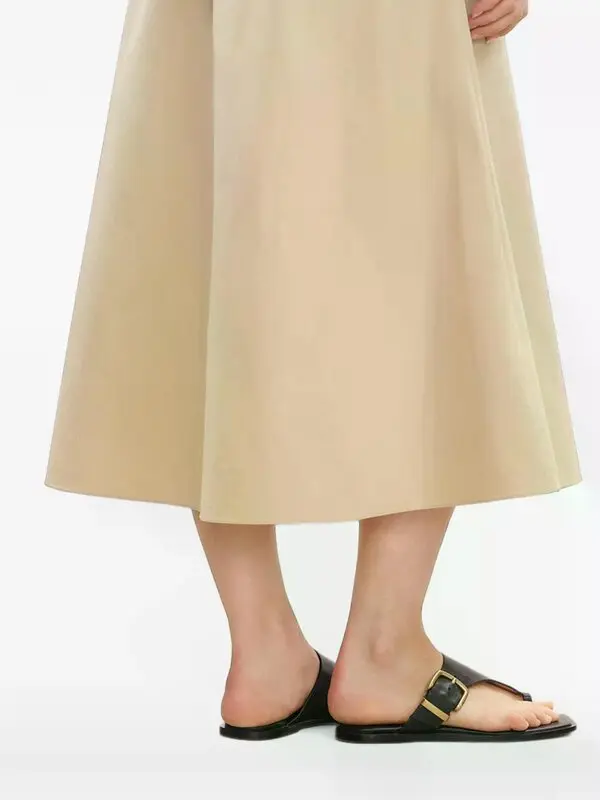 LESS A-line Midi Skirt