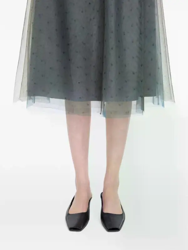 JNBY Polka Dot Tulle Skirt - Grey