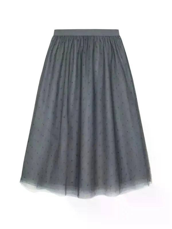 JNBY Polka Dot Tulle Skirt - Grey