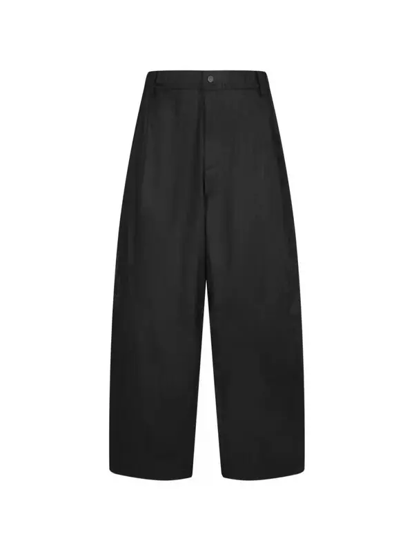 CROQUIS Minimalist Loose Trousers - Black