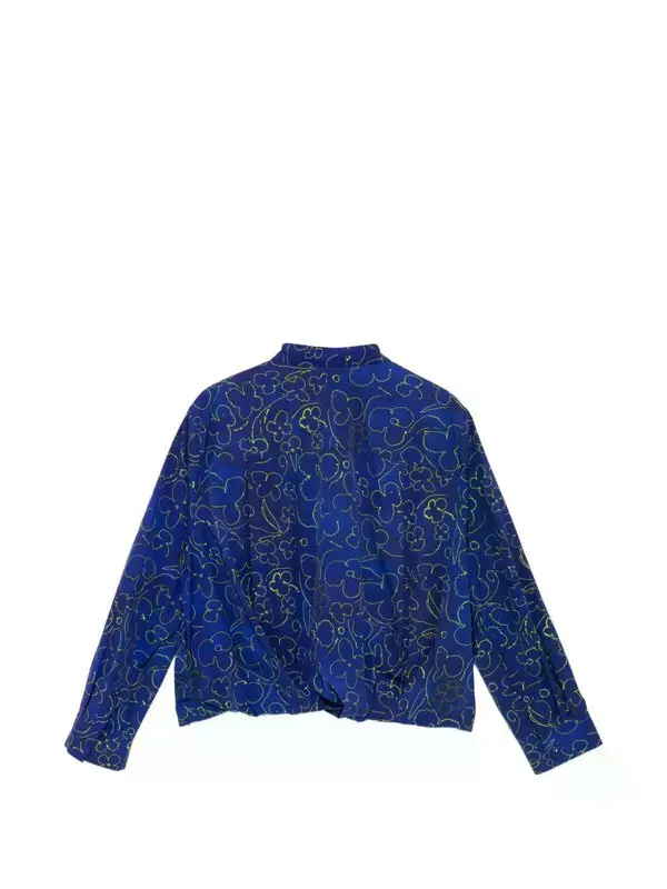 JNBY Floral Long-sleeved Shirt - Blue