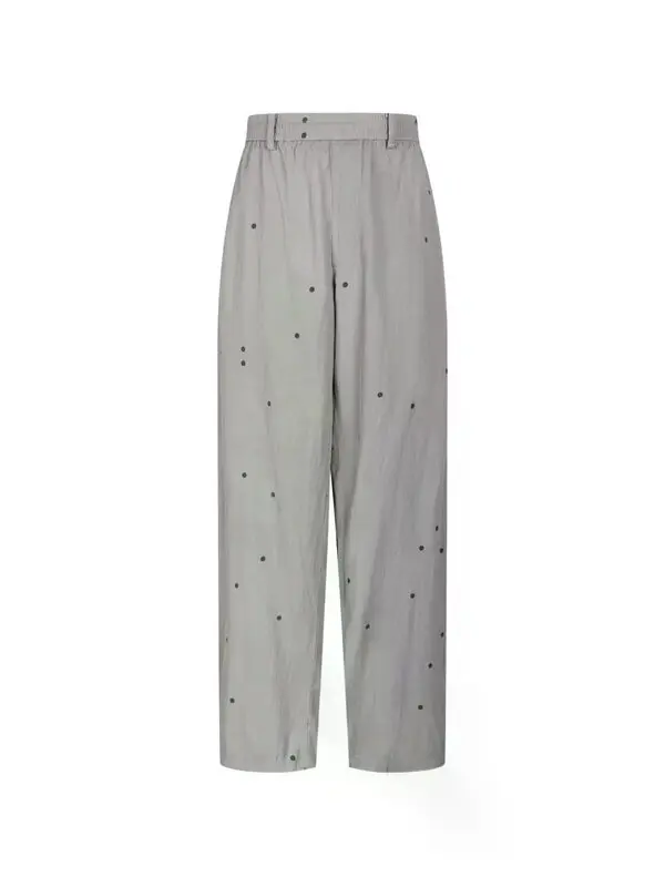 CROQUIS Polka Dot Trousers - Grey