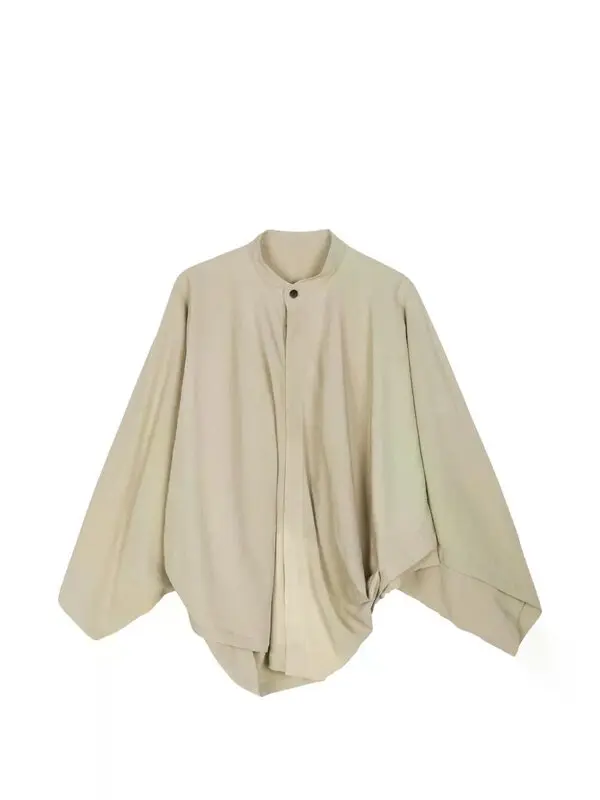 CROQUIS Asymmetric Loose Shirt - Neutrals