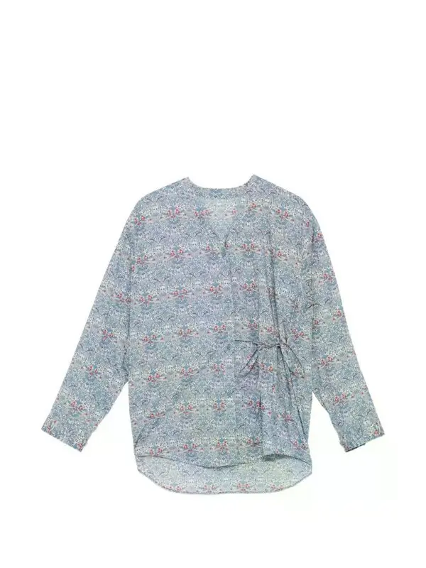 JNBY Floral V-neckline Blouse