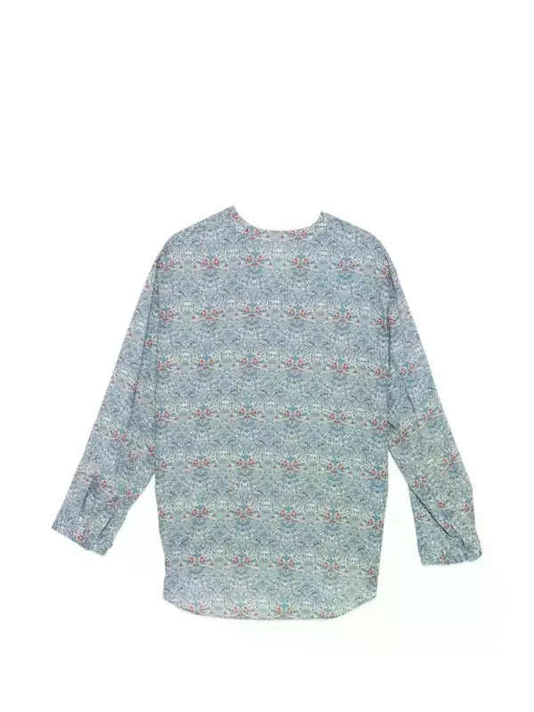 JNBY Floral V-neckline Blouse