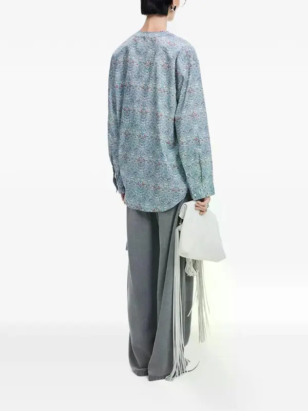 JNBY Floral V-neckline Blouse