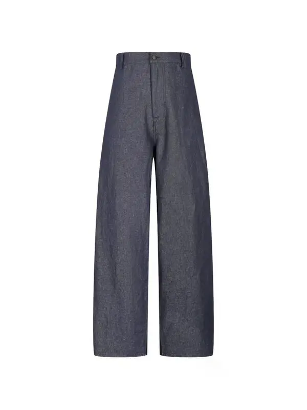 CROQUIS Loose Fit Trousers - Black