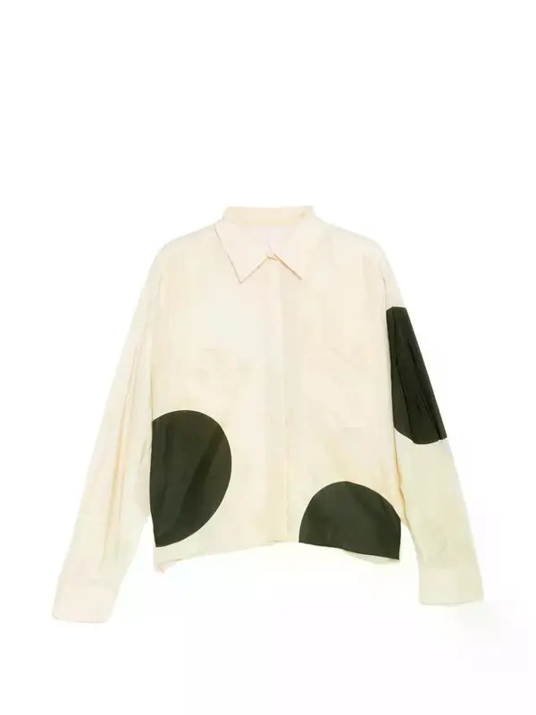 LESS Polka-dot Shirt - Neutrals