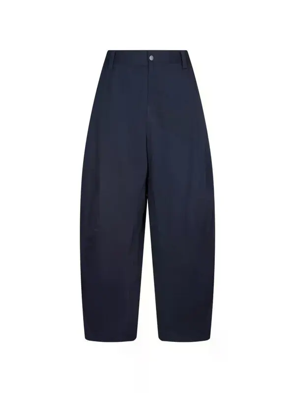 CROQUIS Tapered Drawstring Trousers - Blue