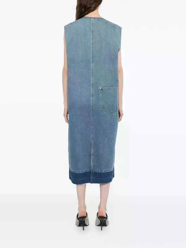LESS Denim Midi Dress