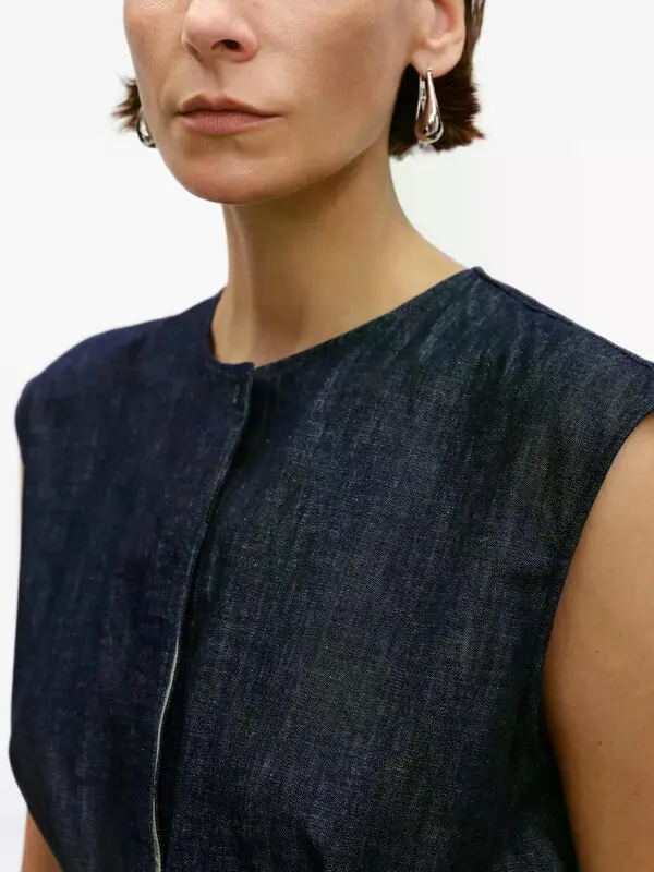 LESS Belted Denim Vest