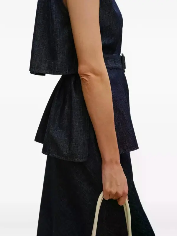 LESS Belted Denim Vest